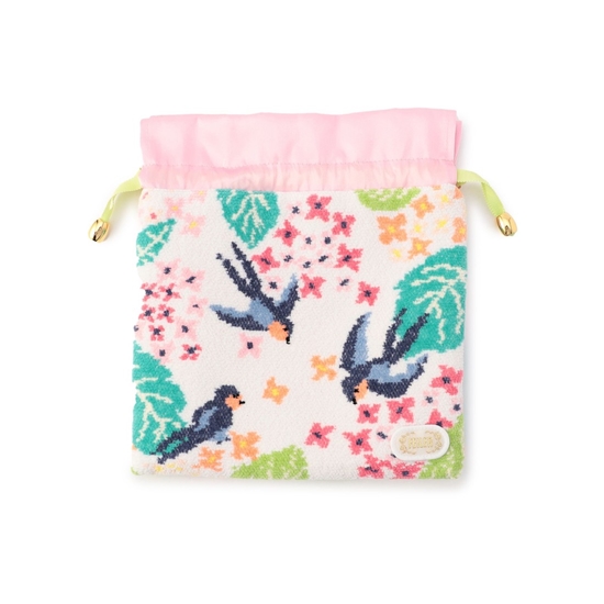 Chestyコラボ スワローハイドランジア 巾着 SWH-230142（WEB限定）(ペールピンク): FEILER｜フェイラー公式オンラインショップ FEILER