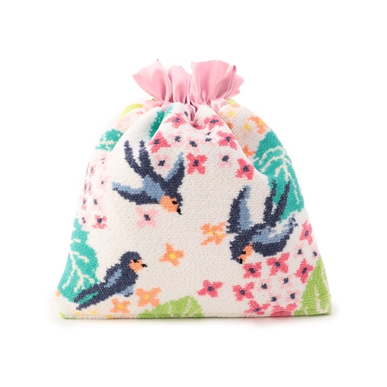 Chestyコラボ スワローハイドランジア 巾着 SWH-230142（WEB限定）(ペールピンク): FEILER｜フェイラー公式オンラインショップ FEILER