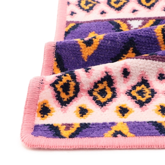 CLOUDYコラボ ブラックダイヤモンド ハンカチ(ミディアムパープル×ピンク): FEILER CLEAR LABEL｜フェイラー公式オンラインショップ FEILER